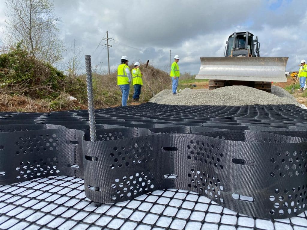 geoceldas construcción de carreteras muro de contención geoceldas